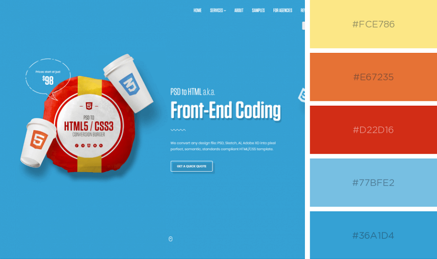 40 Best Colorful Website Design Examples & Templates in 2020