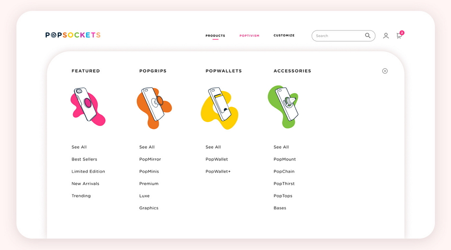 Drop Down Menu Design: Top 40 Examples & Practices in 2020